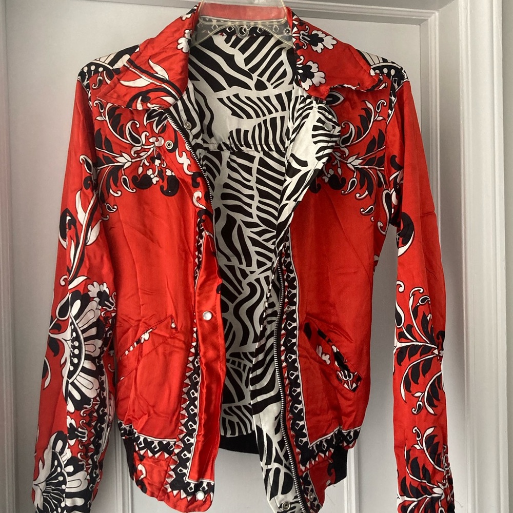 Rare Vintage Reversible Satin/Silk Jacket - Gem